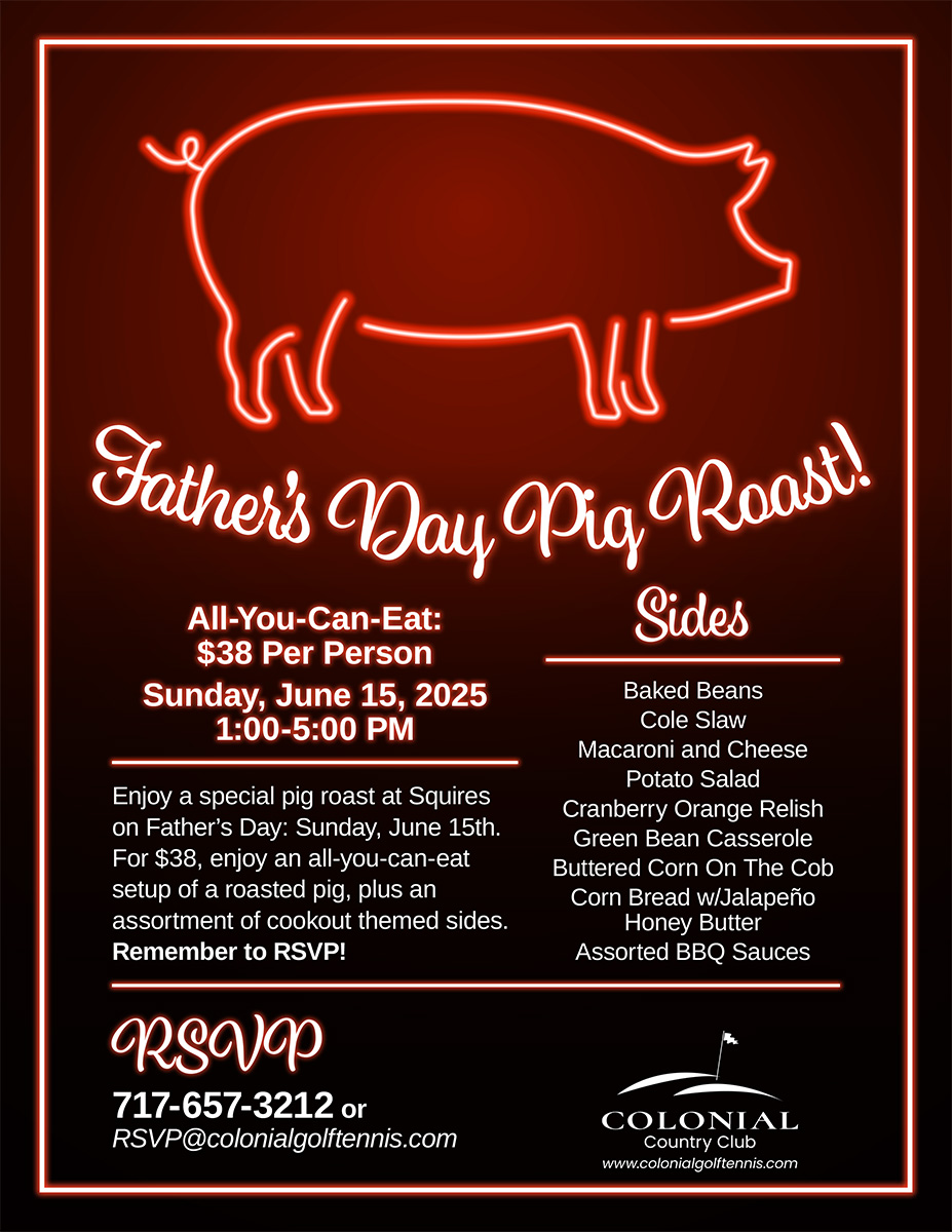 Pig Roast - Colonial Country Club